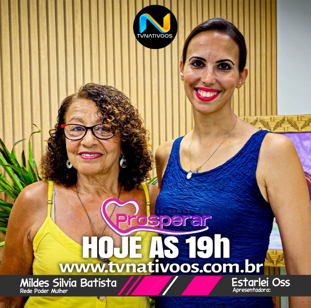 Estarlei Oss, apresentadora do programa Prosperar recebe hoje às 19h ...